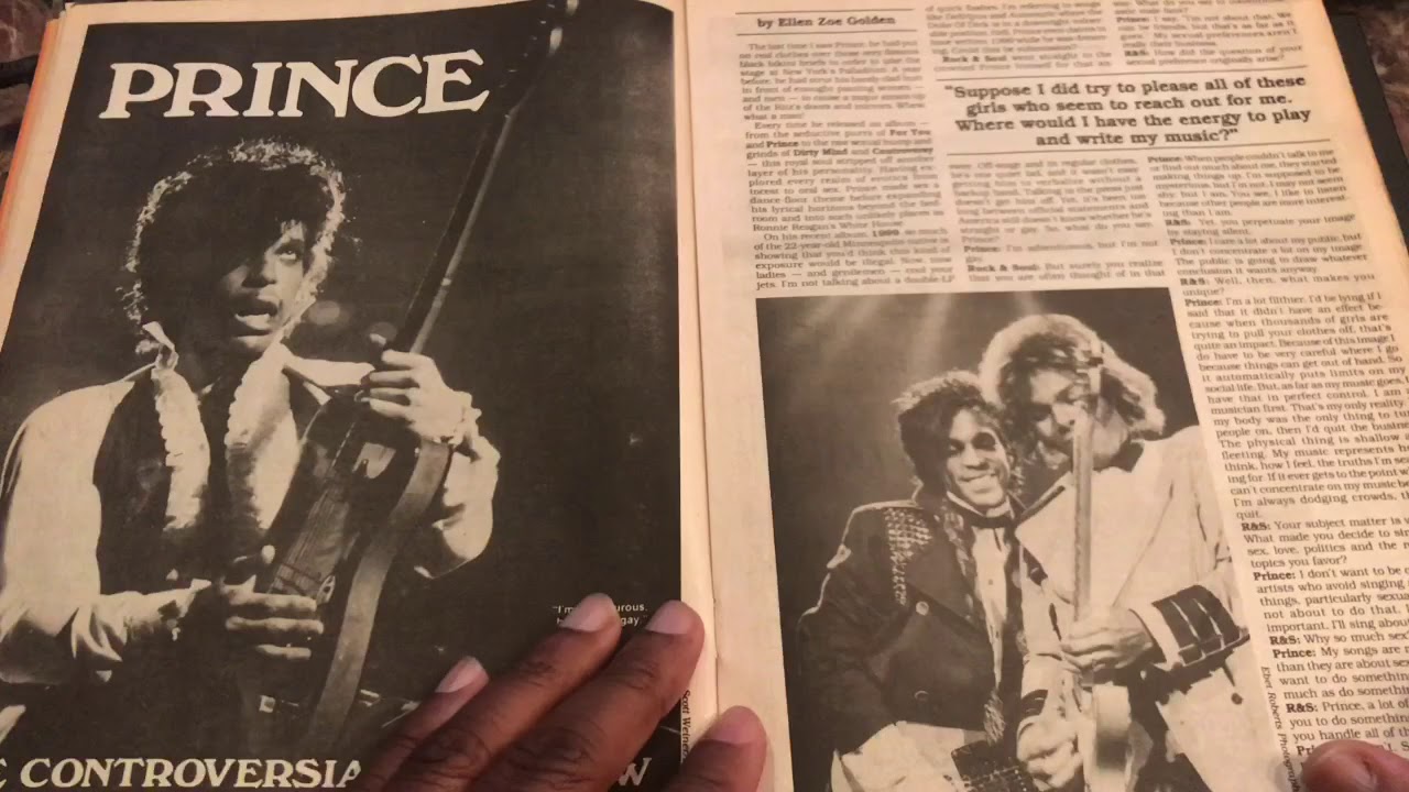 Prince Rock & Soul Magazine June 1983 - YouTube