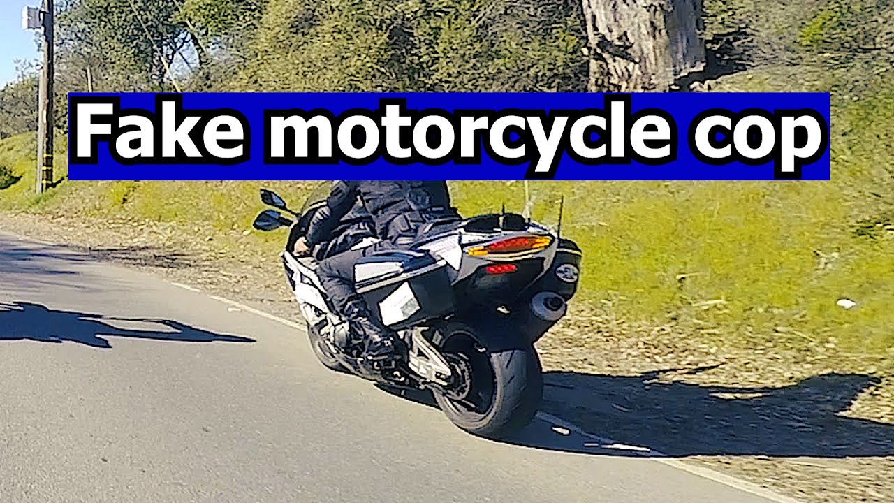 Fake motorcycle cop? (not the bike you think it is)🤷🏽‍♂️ - YouTube