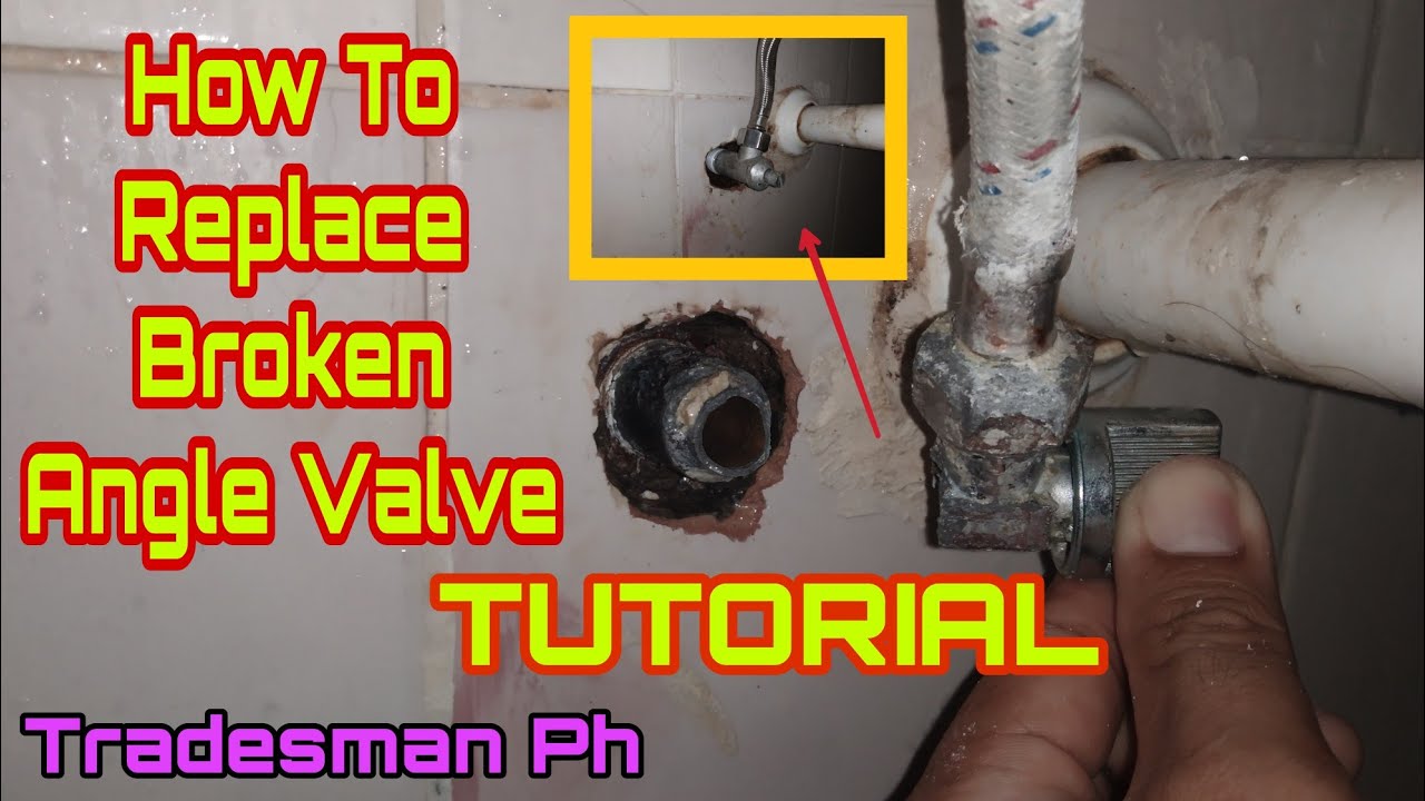 HOW TO REPAIR BROKEN ANGLE VALVE - YouTube