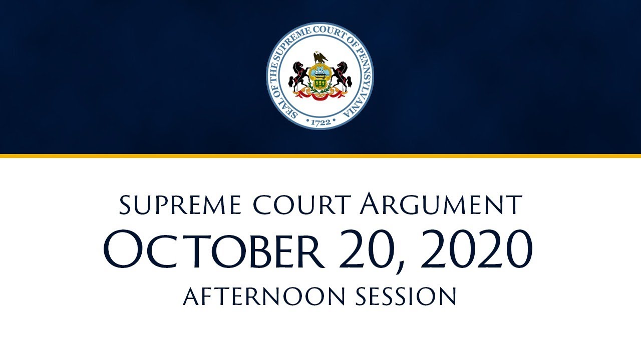 October 20, 2020 Supreme Court Afternoon Session - YouTube