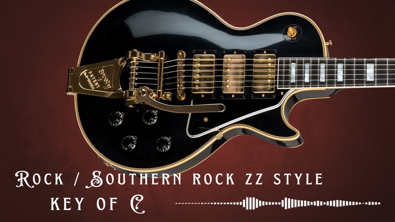 Rock / Southern Rock ZZ style Backing Track Jam Track in C - YouTube