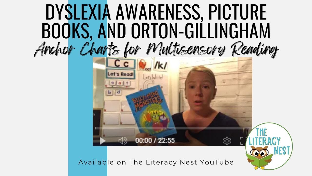 Dyslexia Awareness, Picture Books, and Orton-Gillingham Anchor Charts ...