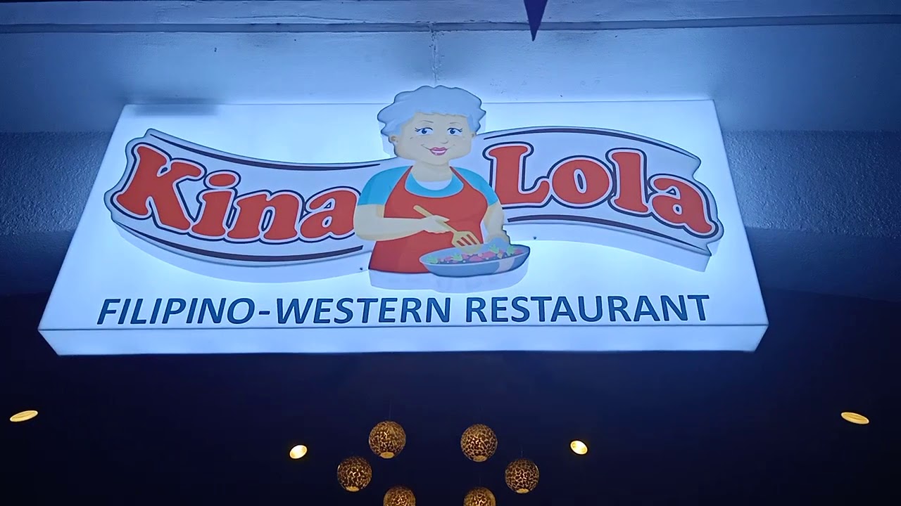 KINA LOLA LIGHTED ACRYLIC SIGN - YouTube