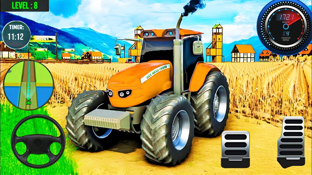 Real Tractor Driving Simulator 2024 | Tractor Driving Game | Android ...