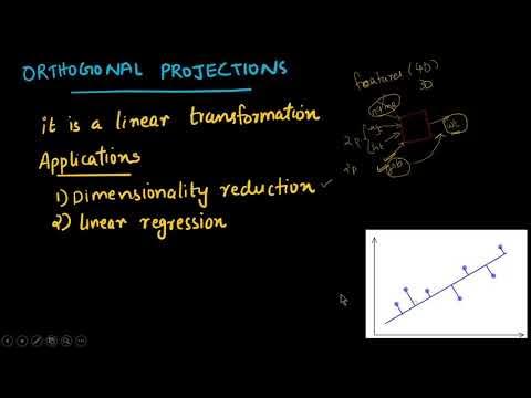 Orthogonal Projection onto 1D (Computational Fundamentals of Machine Learning) _Lecture 20 - YouTube