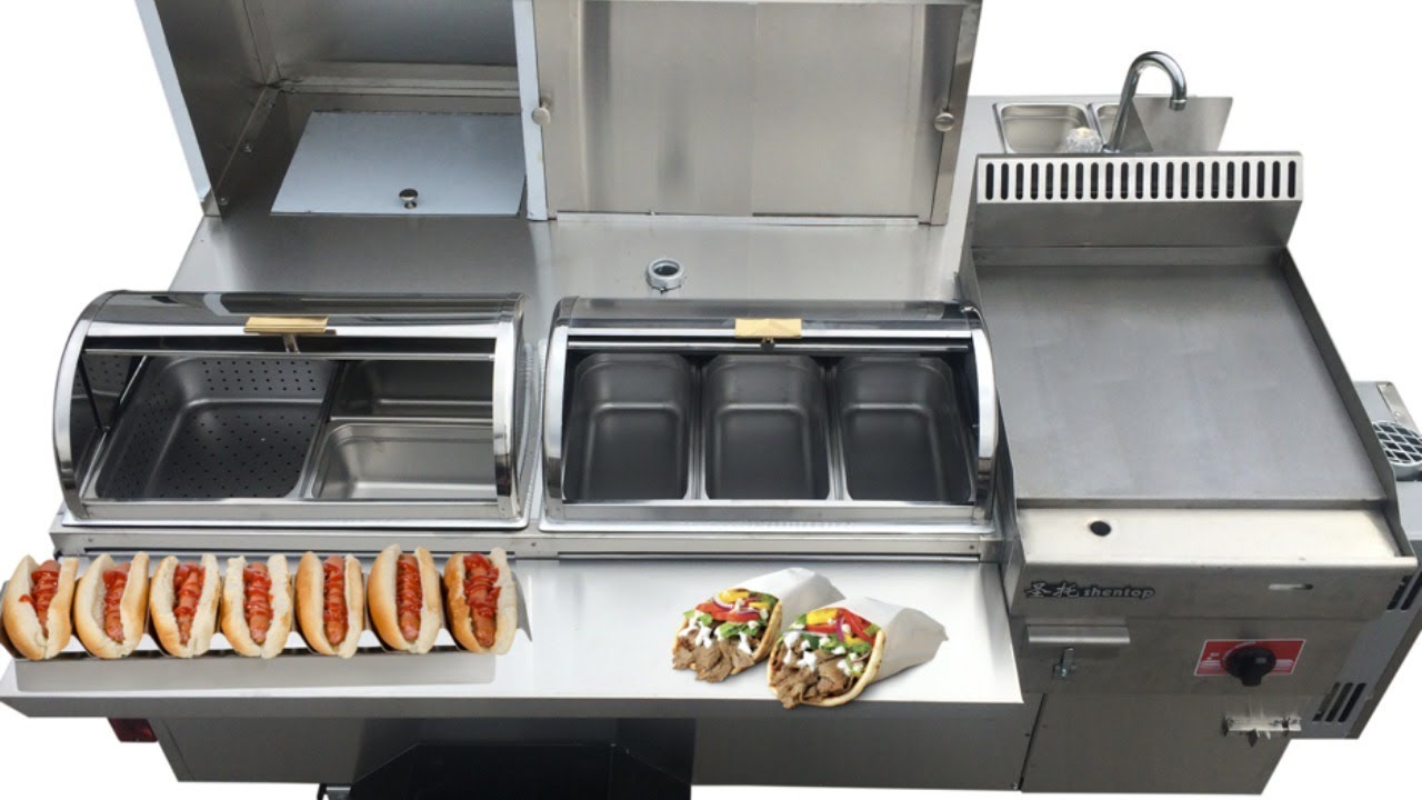 Gyros From A Hot Dog Cart & What Else? - YouTube