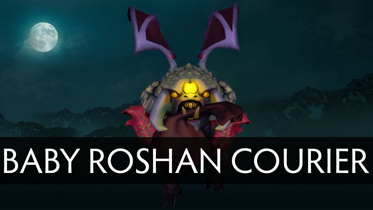 Dota 2 Baby Roshan Courier - YouTube