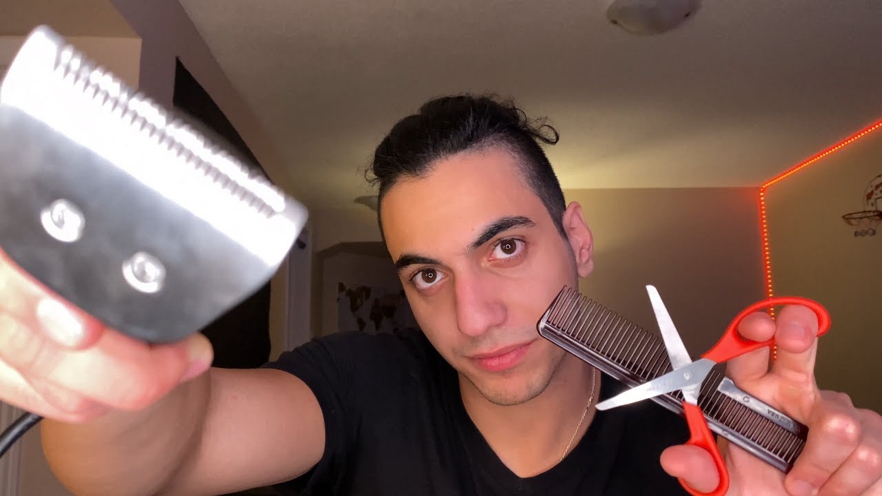 ASMR Barbershop Trainee Gives You A Haircut - YouTube