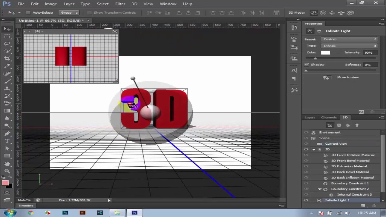 How To Create 3D Logo In Photoshop CC YouTube how-to-create-3d-logo-in-photoshop-cc-youtube