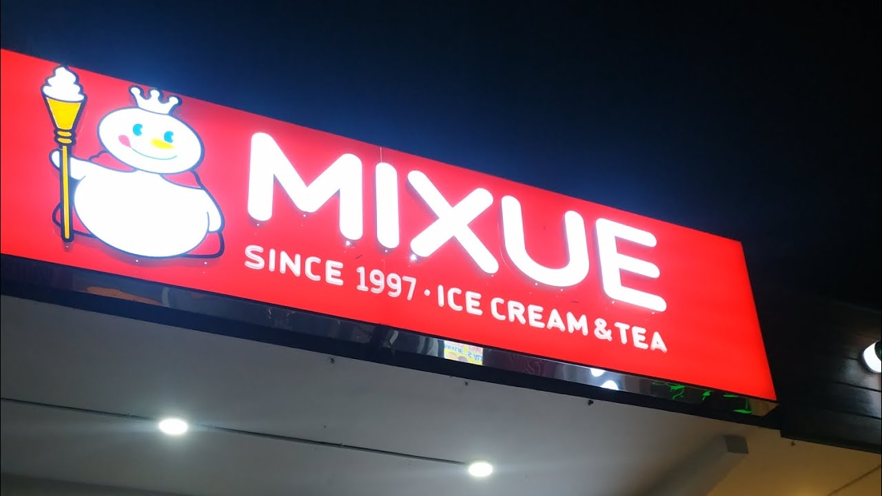 ice creem & tea mixue i love you & you love me - YouTube