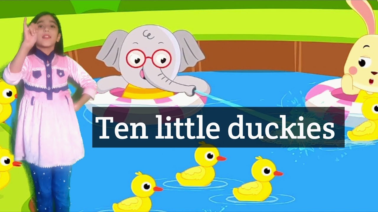 Ten little duckies | Nursery rhymes for kids| counting 1To 10 | kids ...