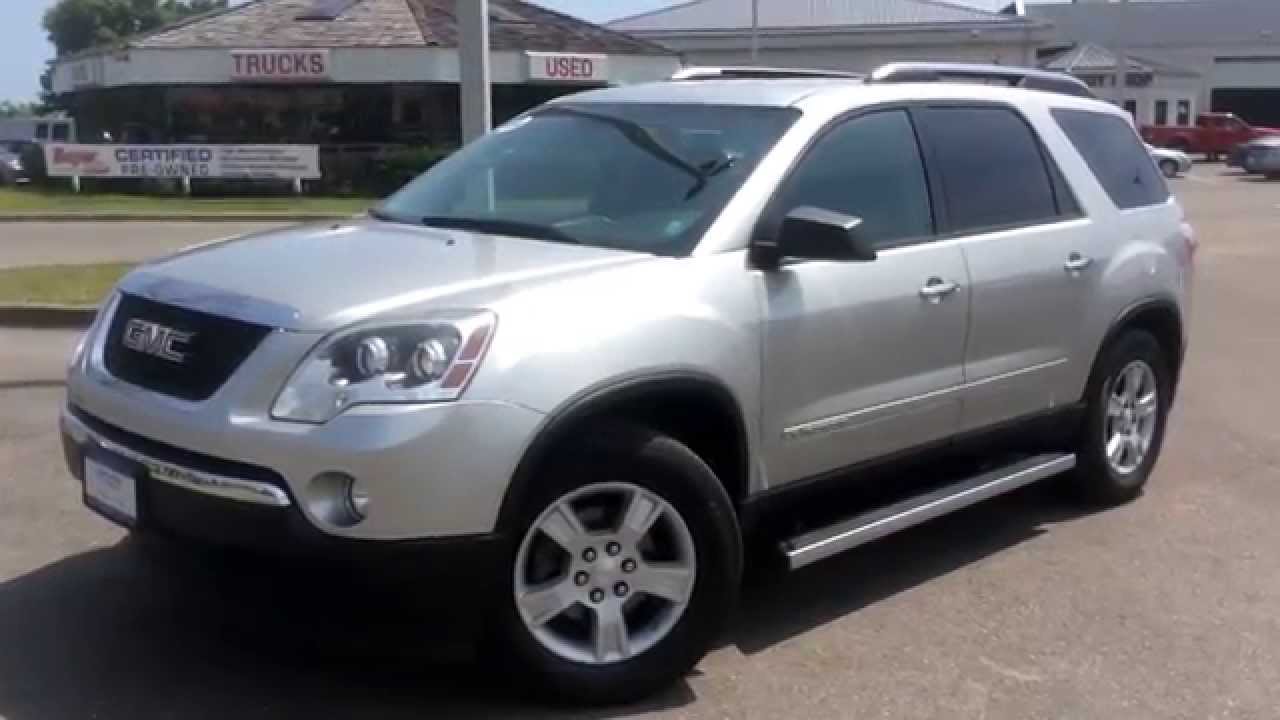 2008 GMC Acadia SLE | Boyer Pickering Certified Pre-Owned | 130729B ...