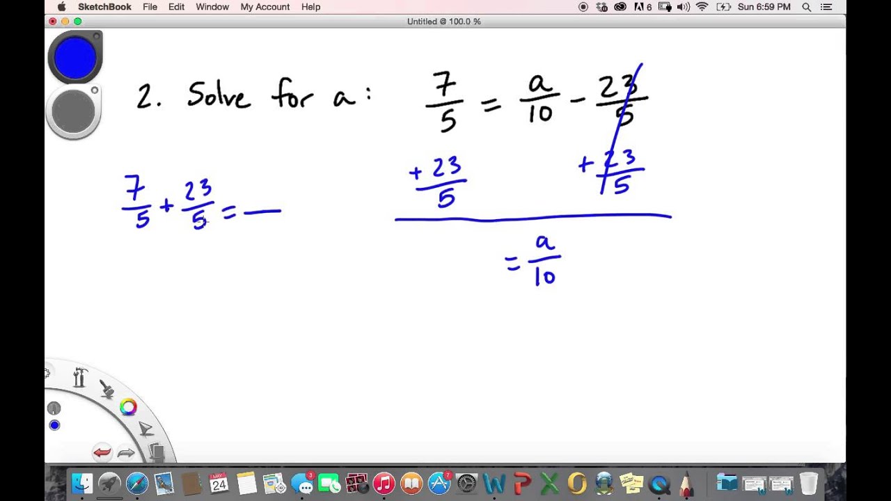 Unit 1 (Equations & Inequalities) - Problem 2 - YouTube