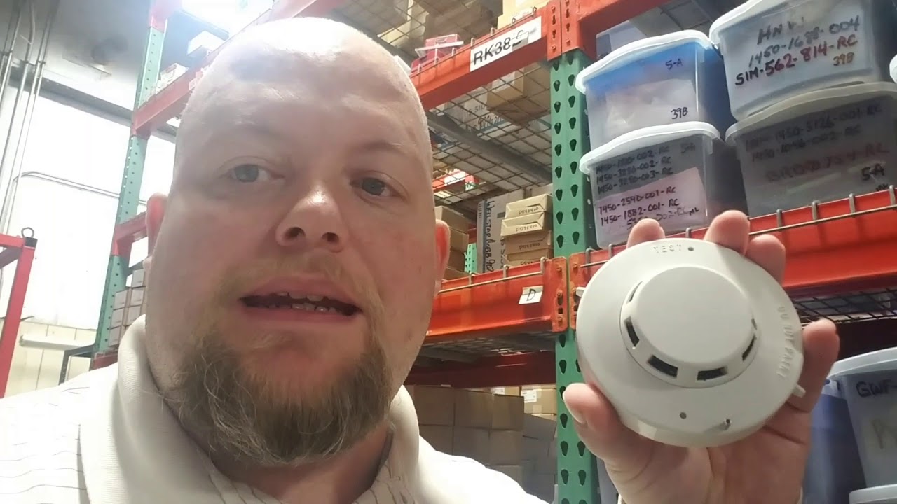 2098-9201 Simplex Smoke Detector. - YouTube