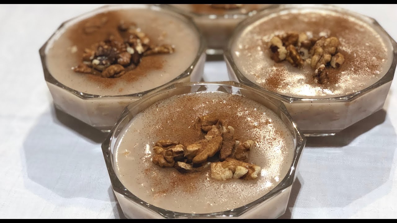 Ashure tradicionale me arra dhe kanelle - Noah's pudding - YouTube