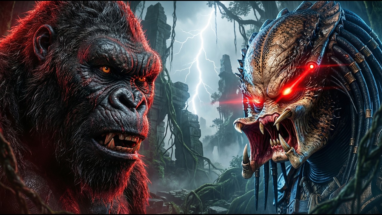 Kong vs Predator: The Ultimate Battle Between King of Monsters and the ...