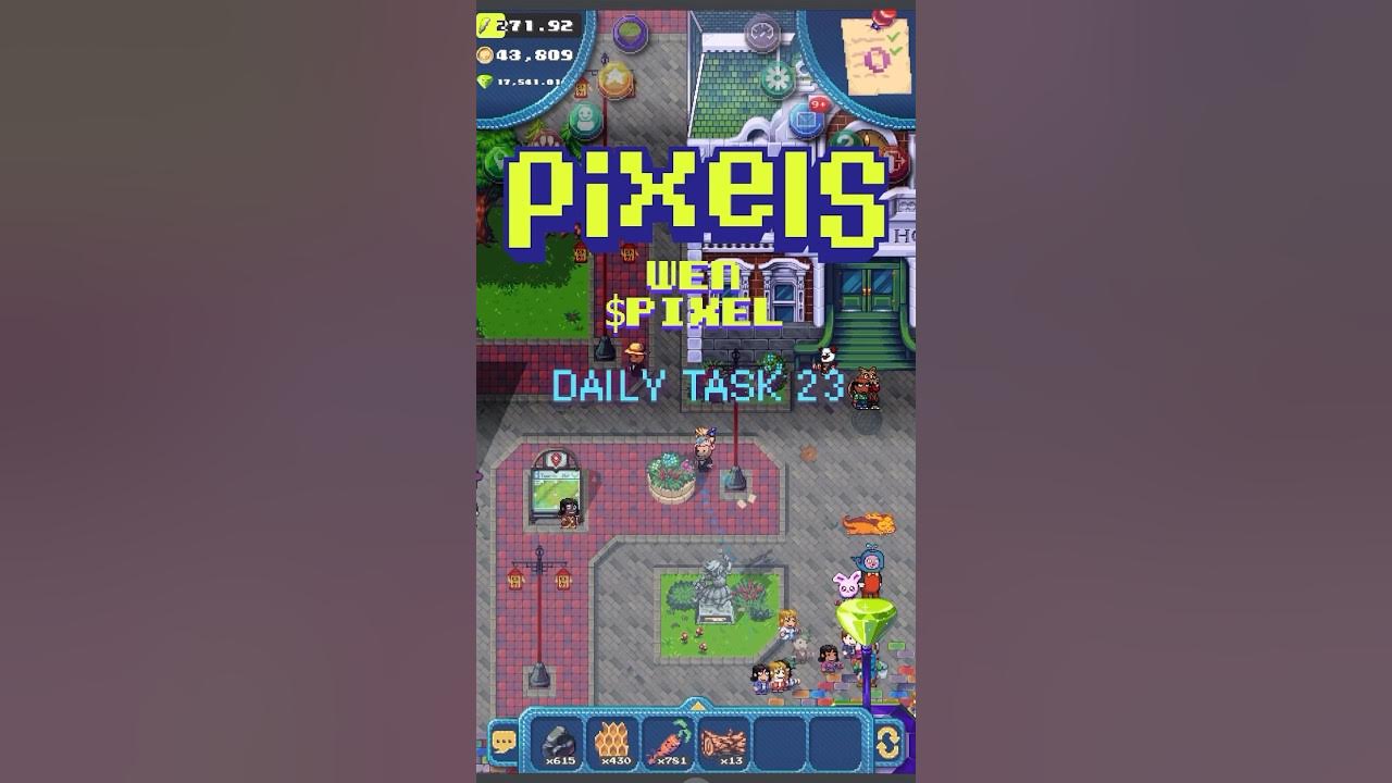 Pixels xyz - Day 23 Wen $PIXEL - Mayors of Terravilla - YouTube