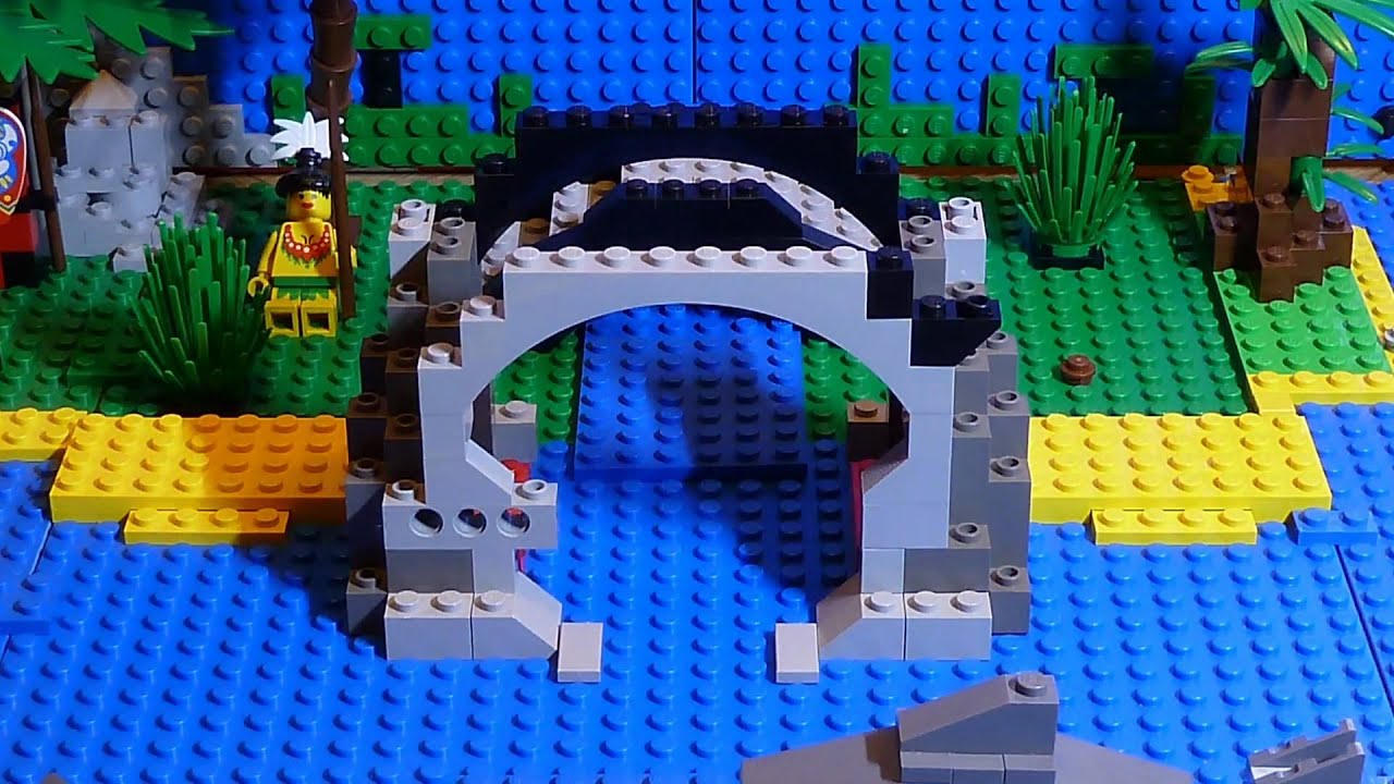 LEGO Pirates Islanders Stop Motion Battle + Speed Building 3 sets - YouTube