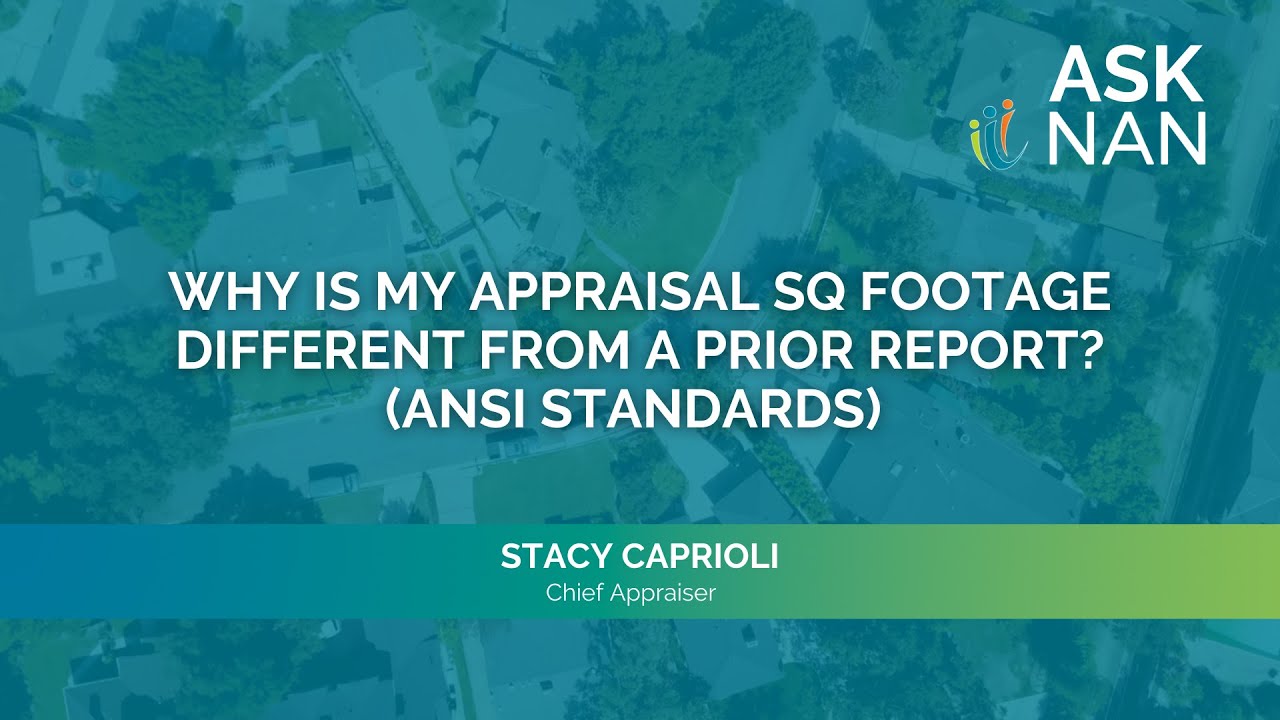 Why is my appraisal sq. footage different from a prior report? (ANSI ...