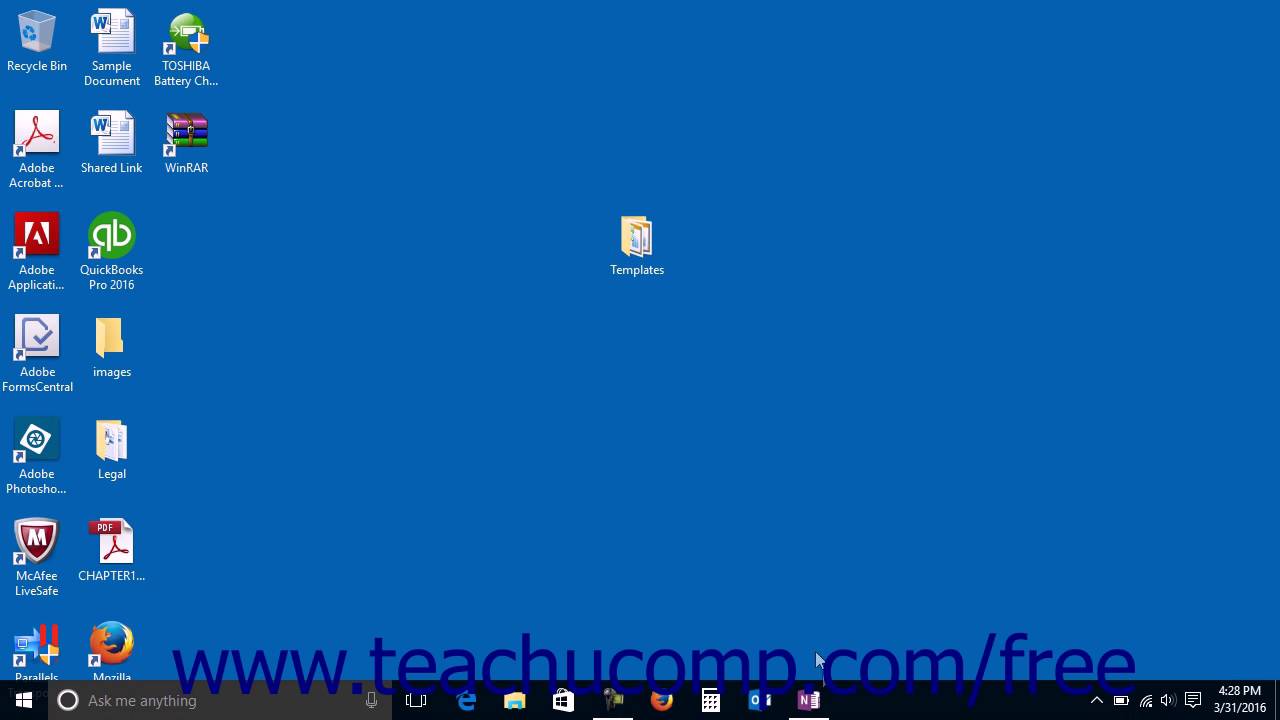 OneNote 2016 Tutorial The Title Bar Microsoft Training - YouTube