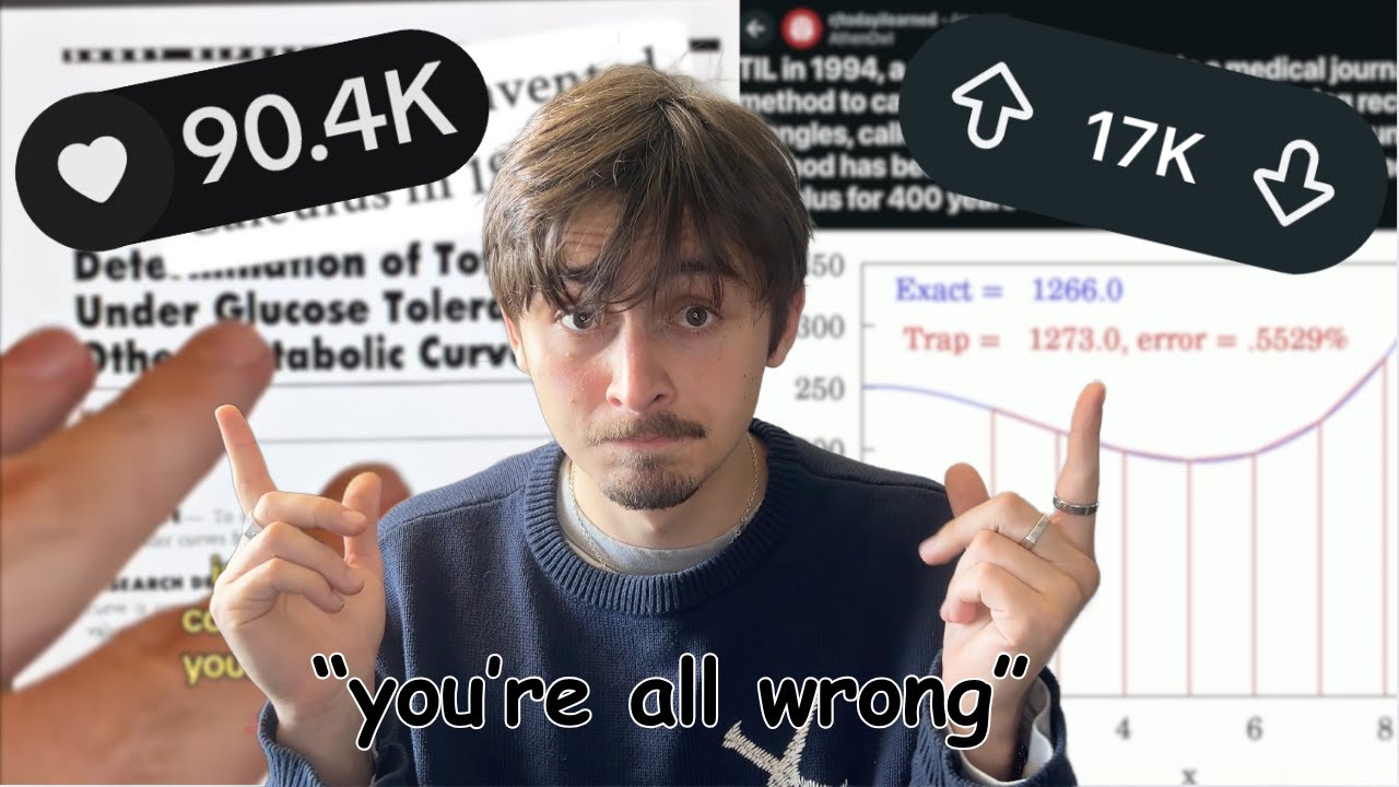 no, a doctor didn't reinvent calculus in 1994 - YouTube