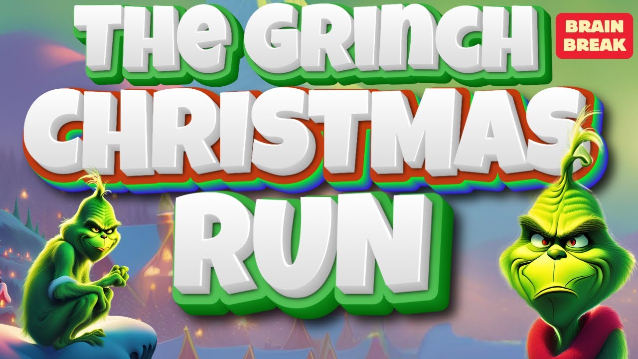 The Grinch Run 🎅 Brain Break 🧠 - YouTube