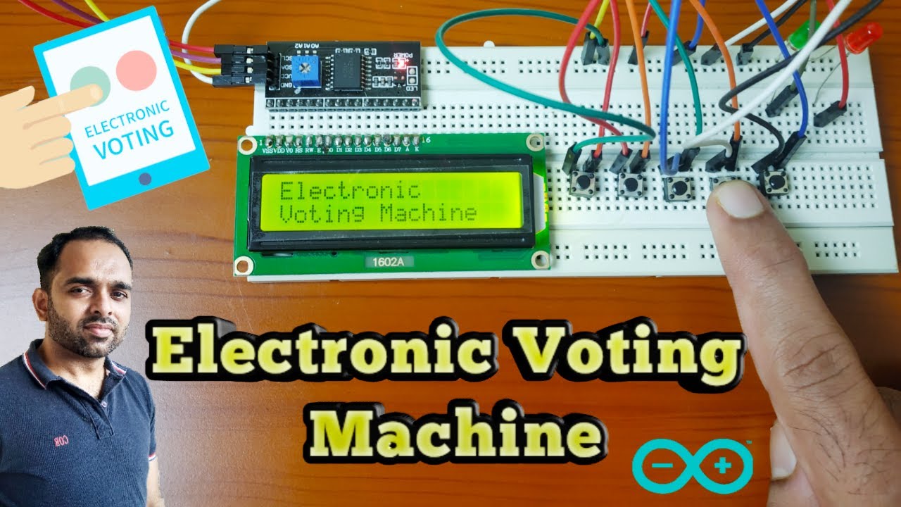 Electronic Voting Machine Using Arduino Uno Youtube