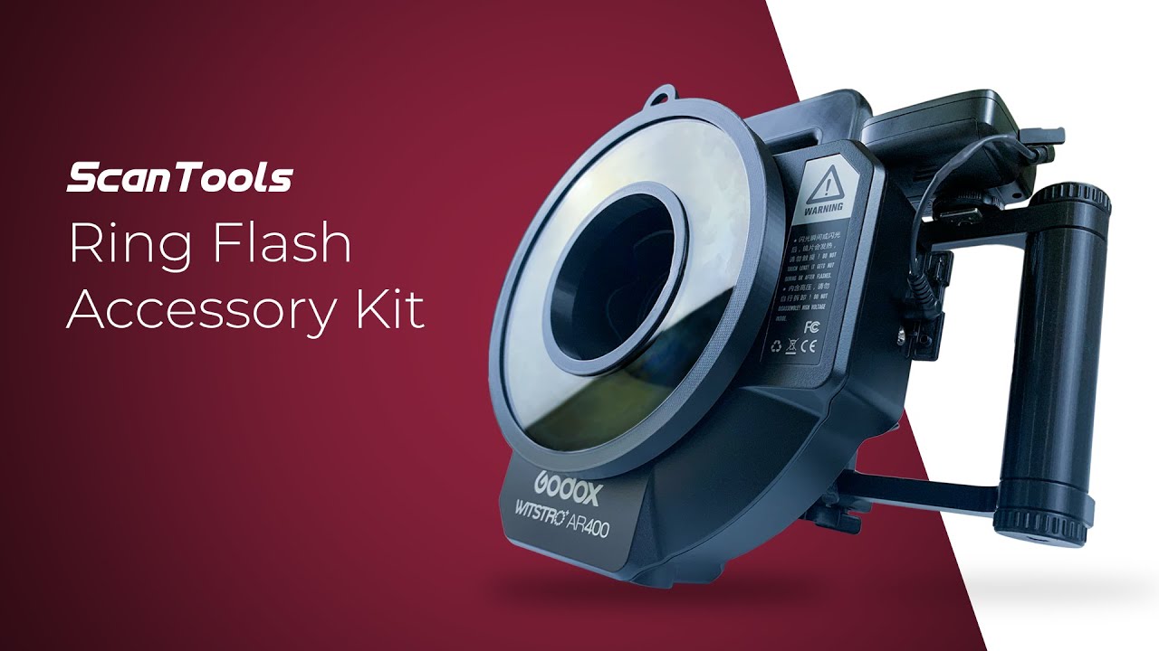 ScanTools Ring Flash Accessory Kit #GodoxAr400 #FlashpointRF400 - YouTube