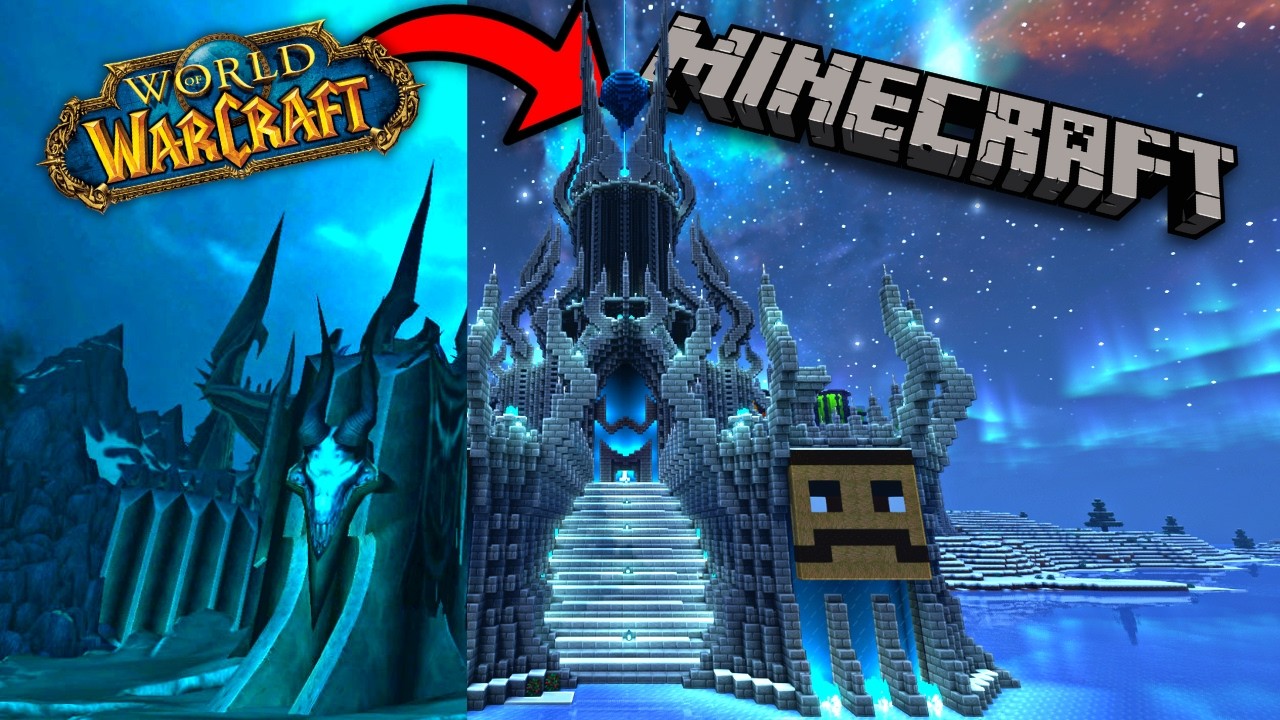 Recreating Ice Crown Citadel in Minecraft - YouTube