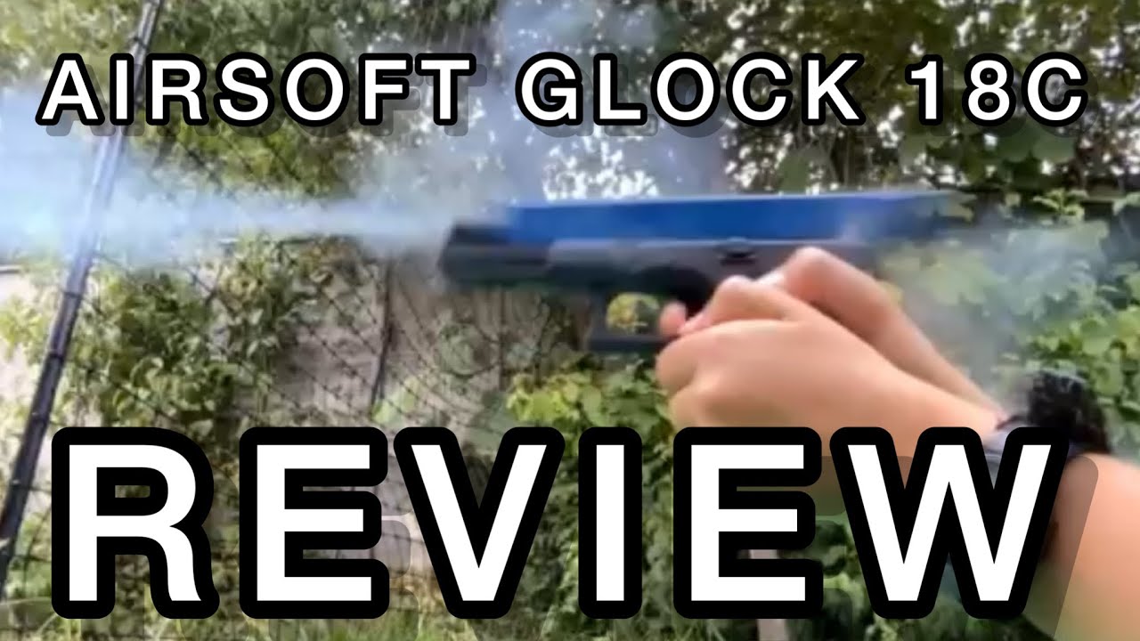 WE-tech Glock 18c Airsoft Gun Review! | Gun Garden - YouTube