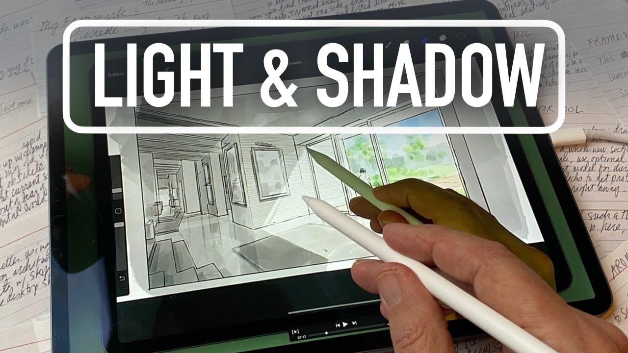 Day 6: 3 Quick Ways to Add Lifelike Shadows to Your Sketches - YouTube