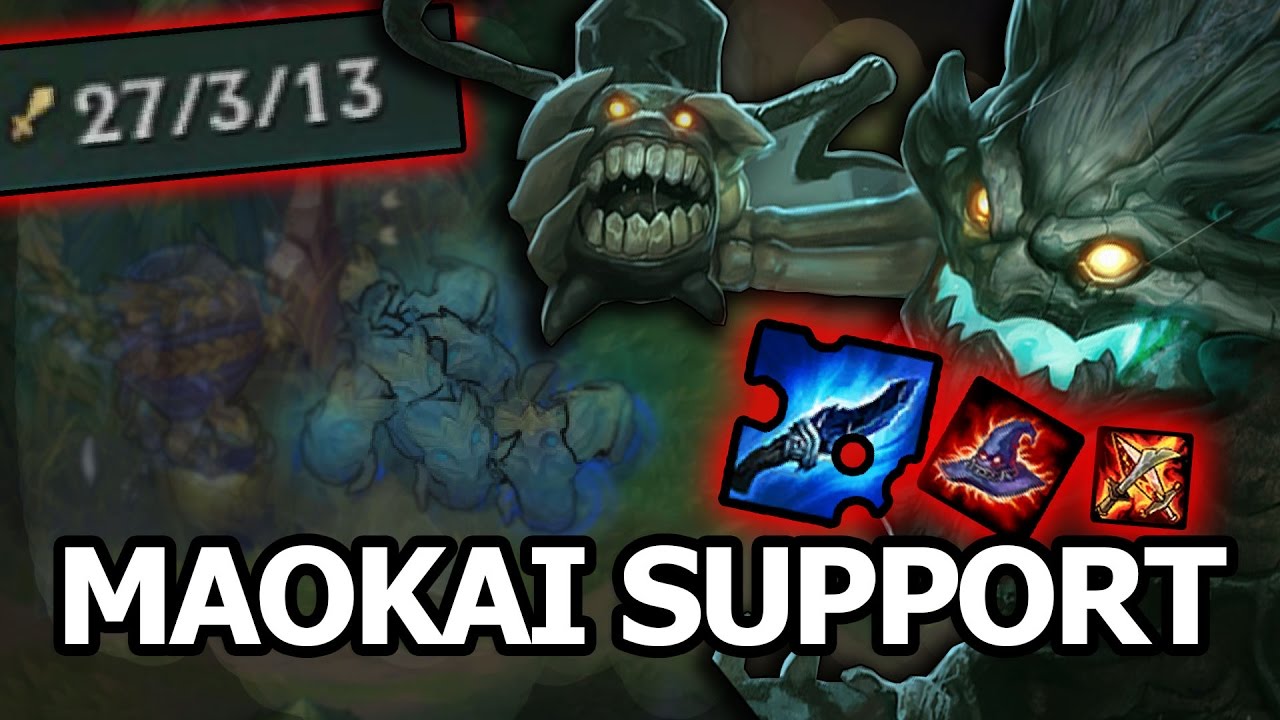 Full AP Maokai support [Patch 7.10] - YouTube