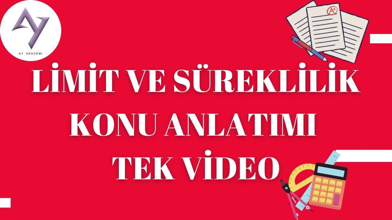 LİMİT KONU ANLATIMI // PDF// ÖĞRENME GARANTİLİ// TEK PART - YouTube