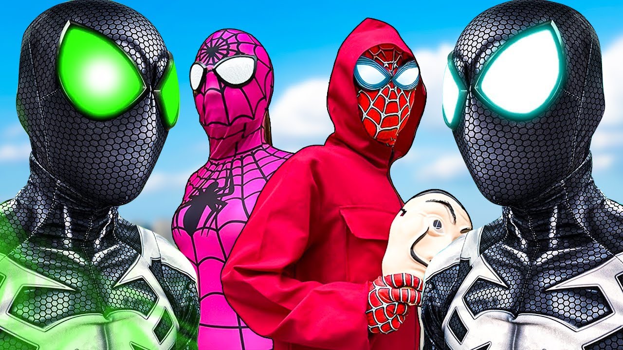 TEAM SPIDER MAN in REAL LIFE #318 | Marvel's Spider-Man 2 - NAPOLEON ...
