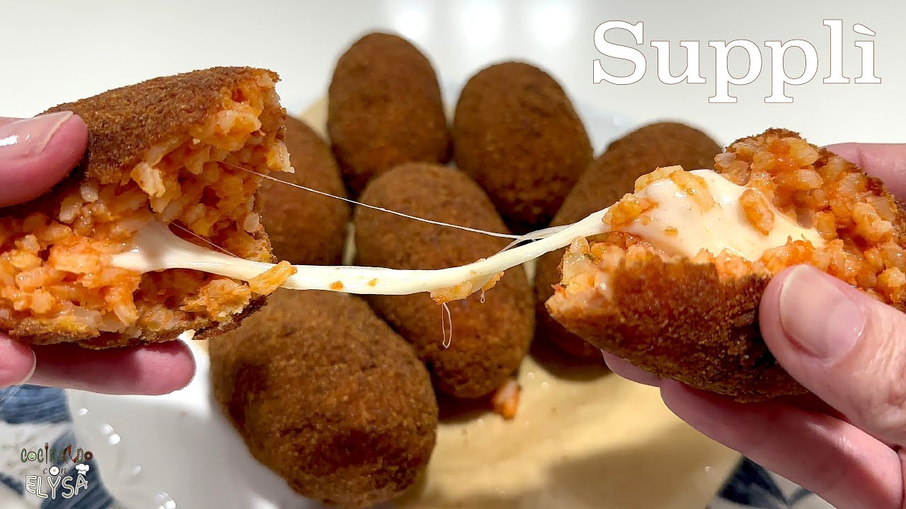 Supplì | Croquetas de arroz italiana 🇮🇹 | Fácil y económica - YouTube