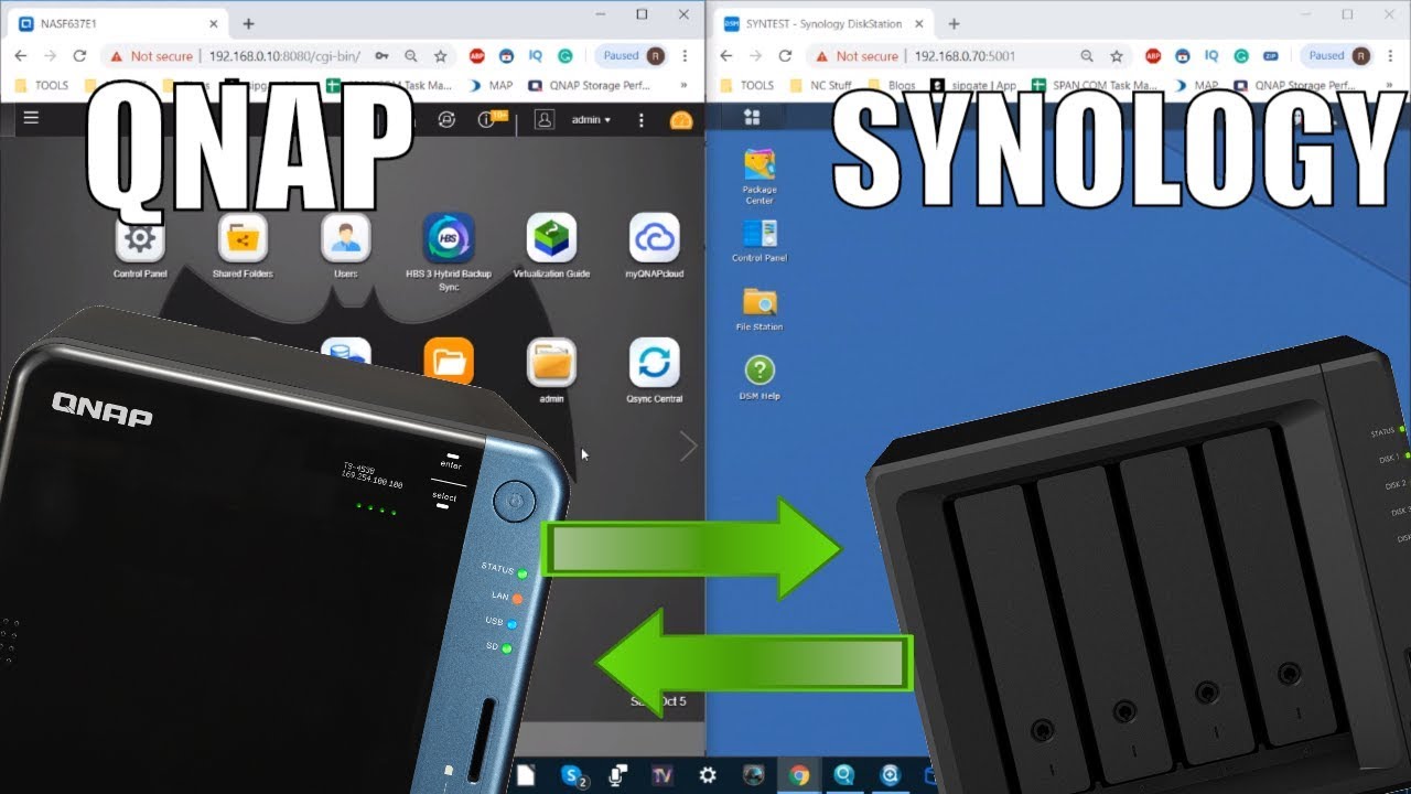 How To Copy Files Between A Synology And Qnap Nas Youtube