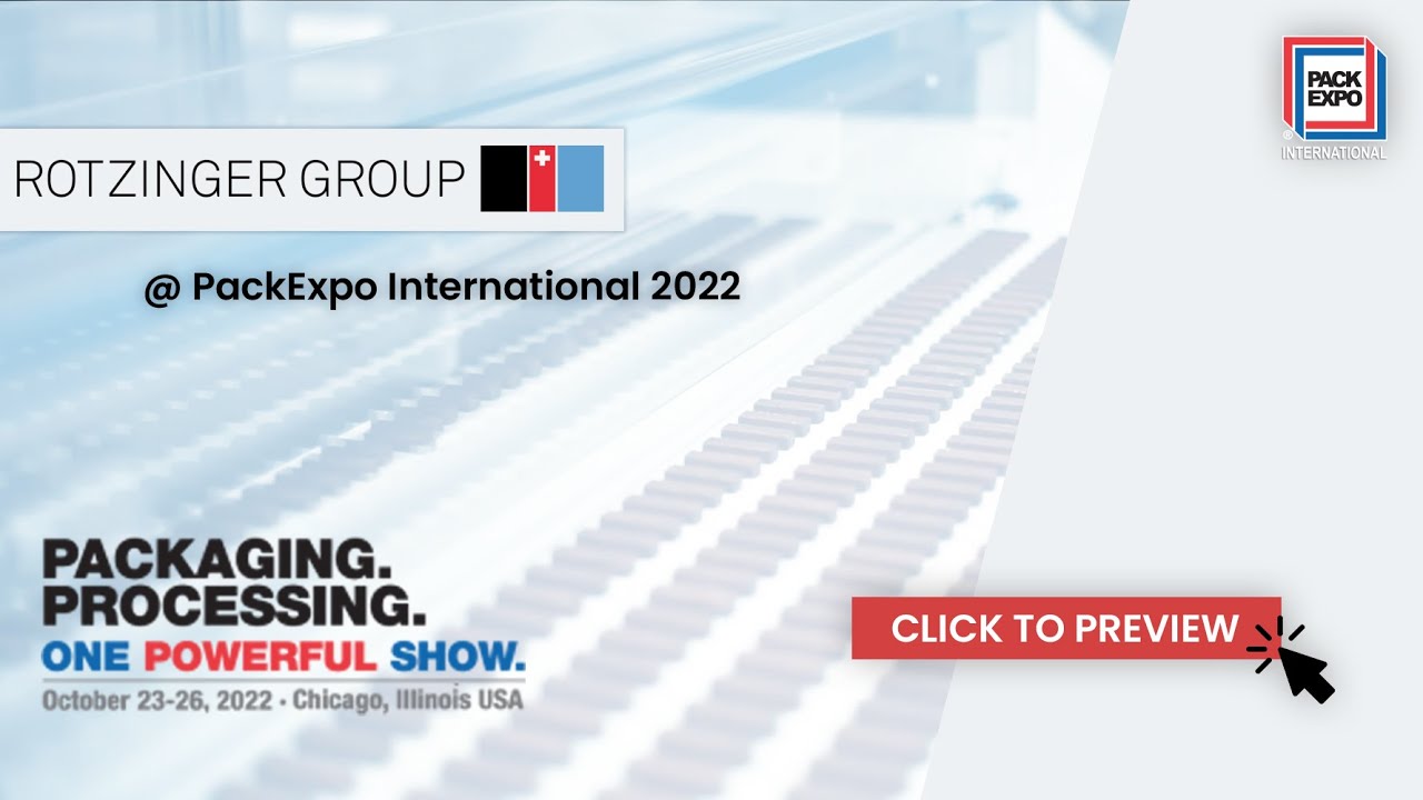 ROTZINGER GROUP @ PackExpo22 Chicago - YouTube