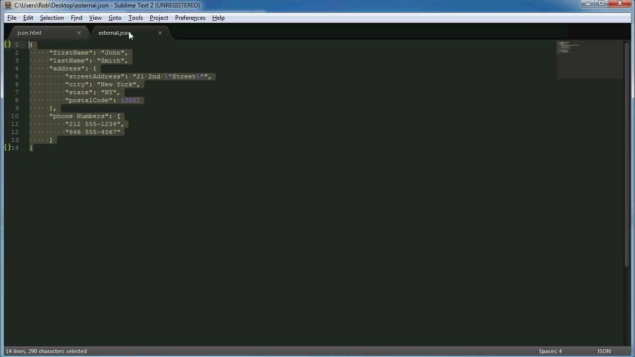 JSON Tutorial - Learning JSON w/ jQuery - YouTube