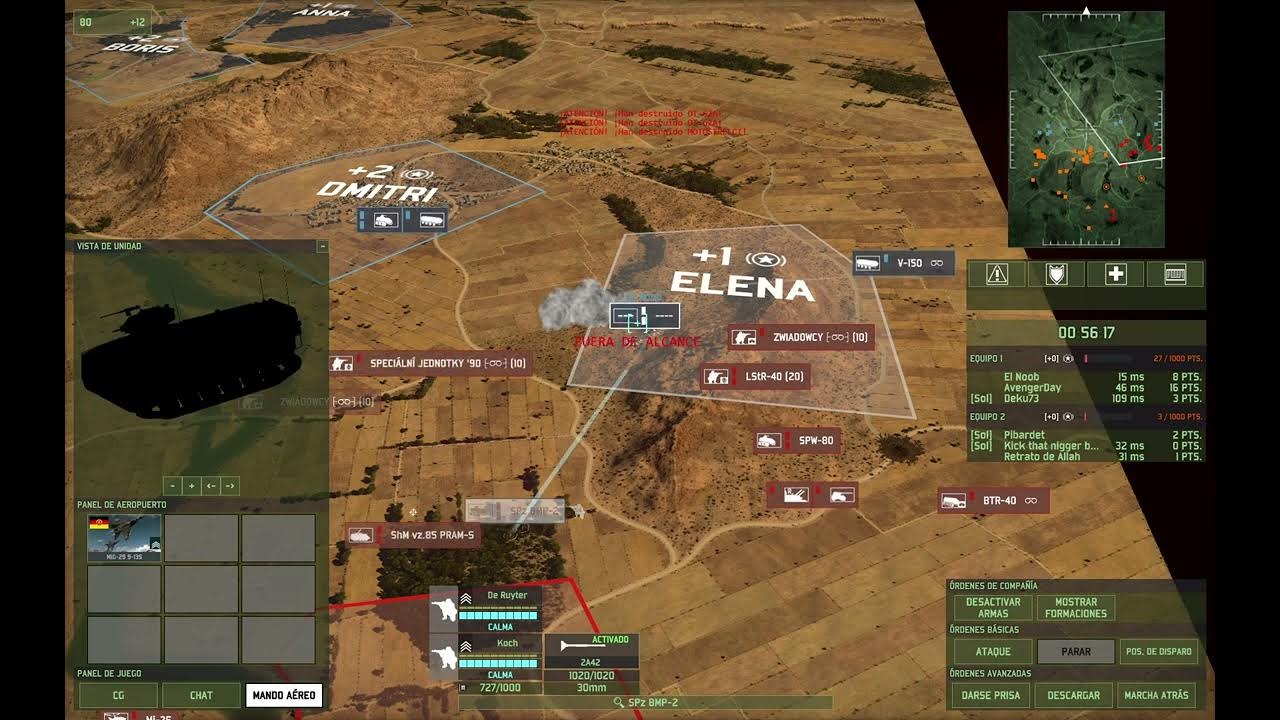 Wargame: Red Dragon - Partida 301 (3v3) [ELO307] - YouTube