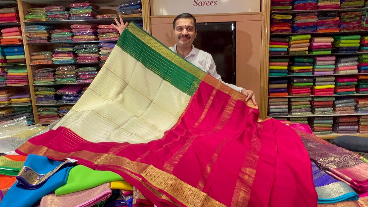 #srinidhisilks Malleshwaram presents Navaratri special Mysore silk ...