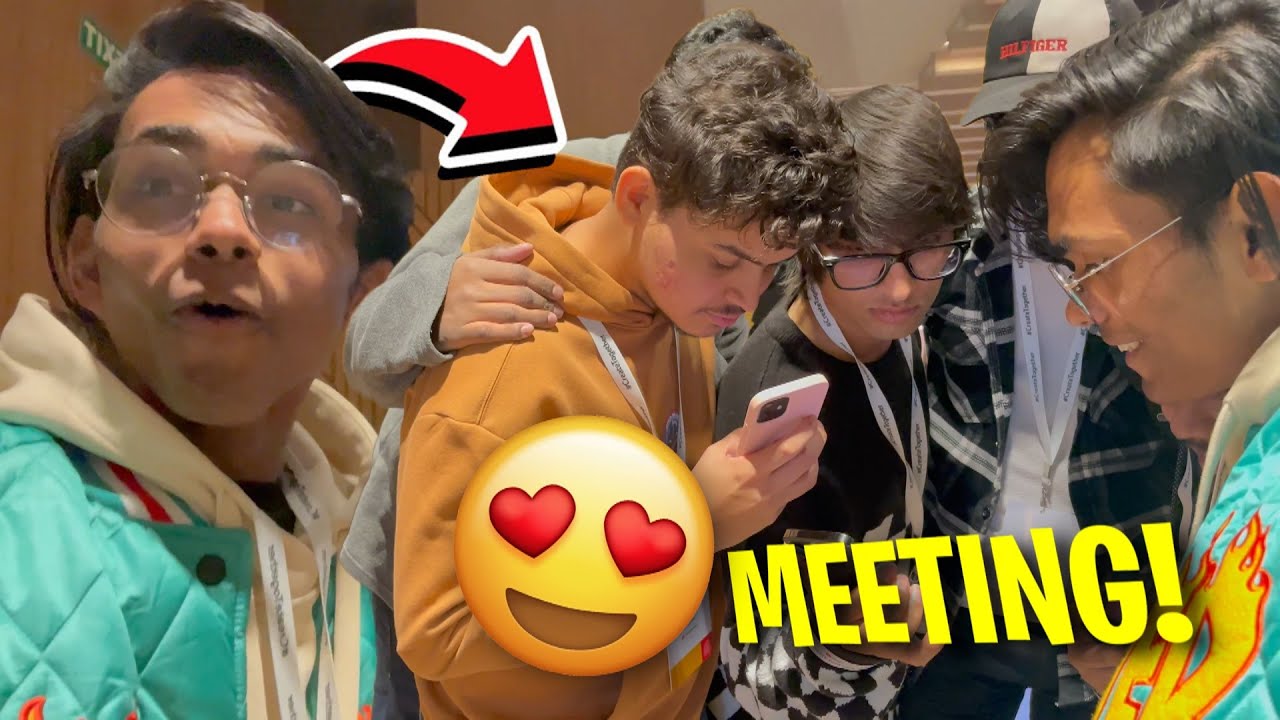 Meeting My YouTuber Friends 😍 - YouTube