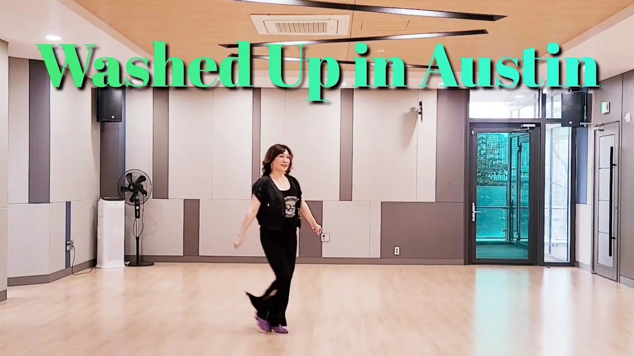 Washed Up in Austin Line Dance / Intermediate / Maddison Glover /#정은영라인 ...