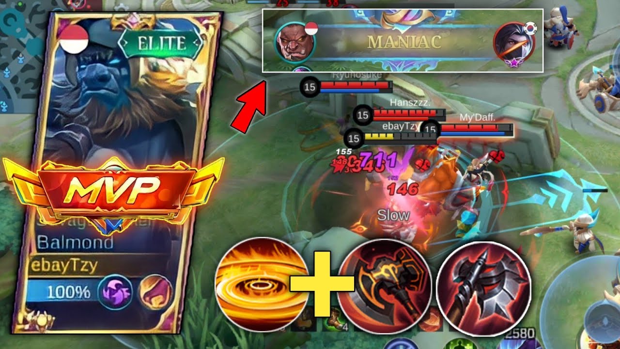 BANTAI MUSUH PAKE BALMOND HYPER DI SOLO RANK!! AXE BALMOND GAMEPLAY ...