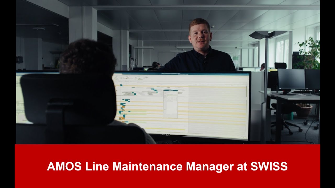 How SWISS Uses AMOS LMM to Improve Line Maintenance Efficiency - YouTube