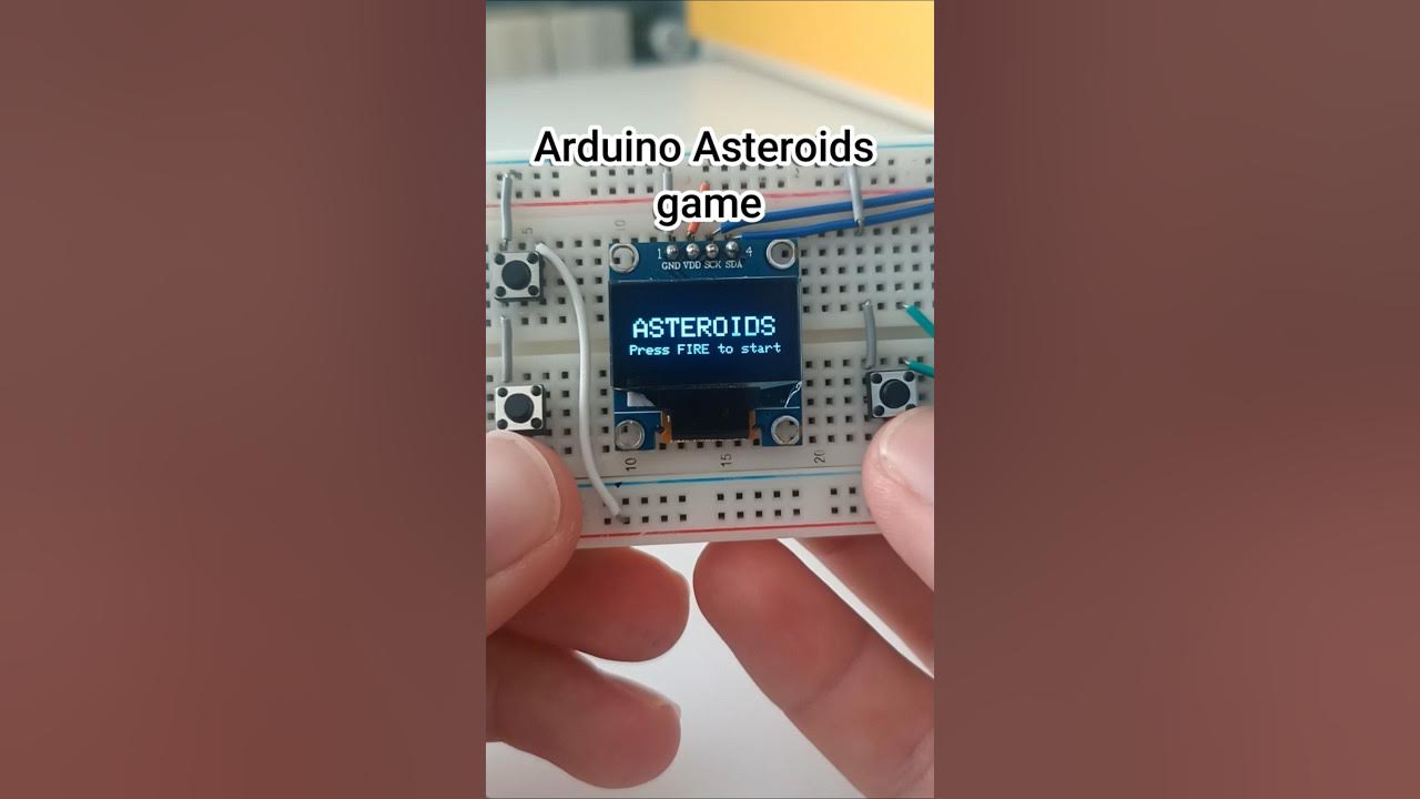 ARDUINO ASTEROIDS GAME || EASY PROJECT FOR BEGINNERS - YouTube
