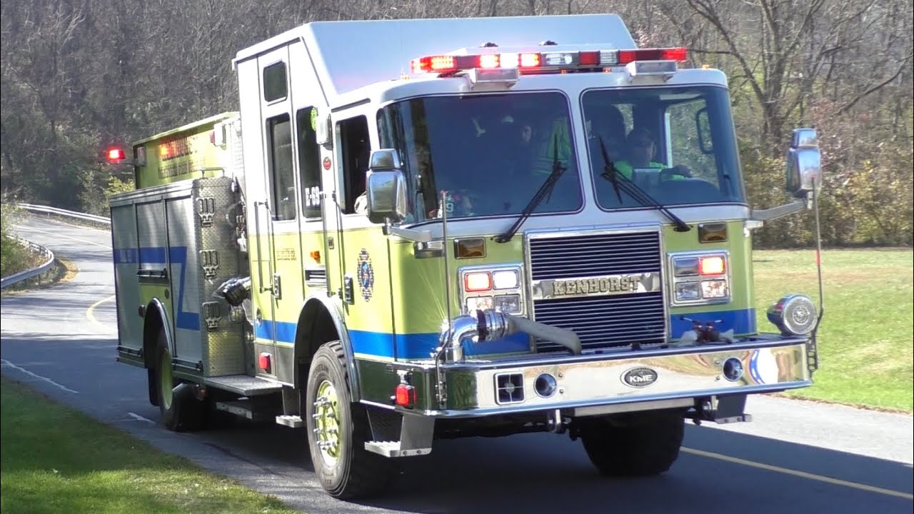 Kenhorst Fire Company Engine 69 Responding - YouTube