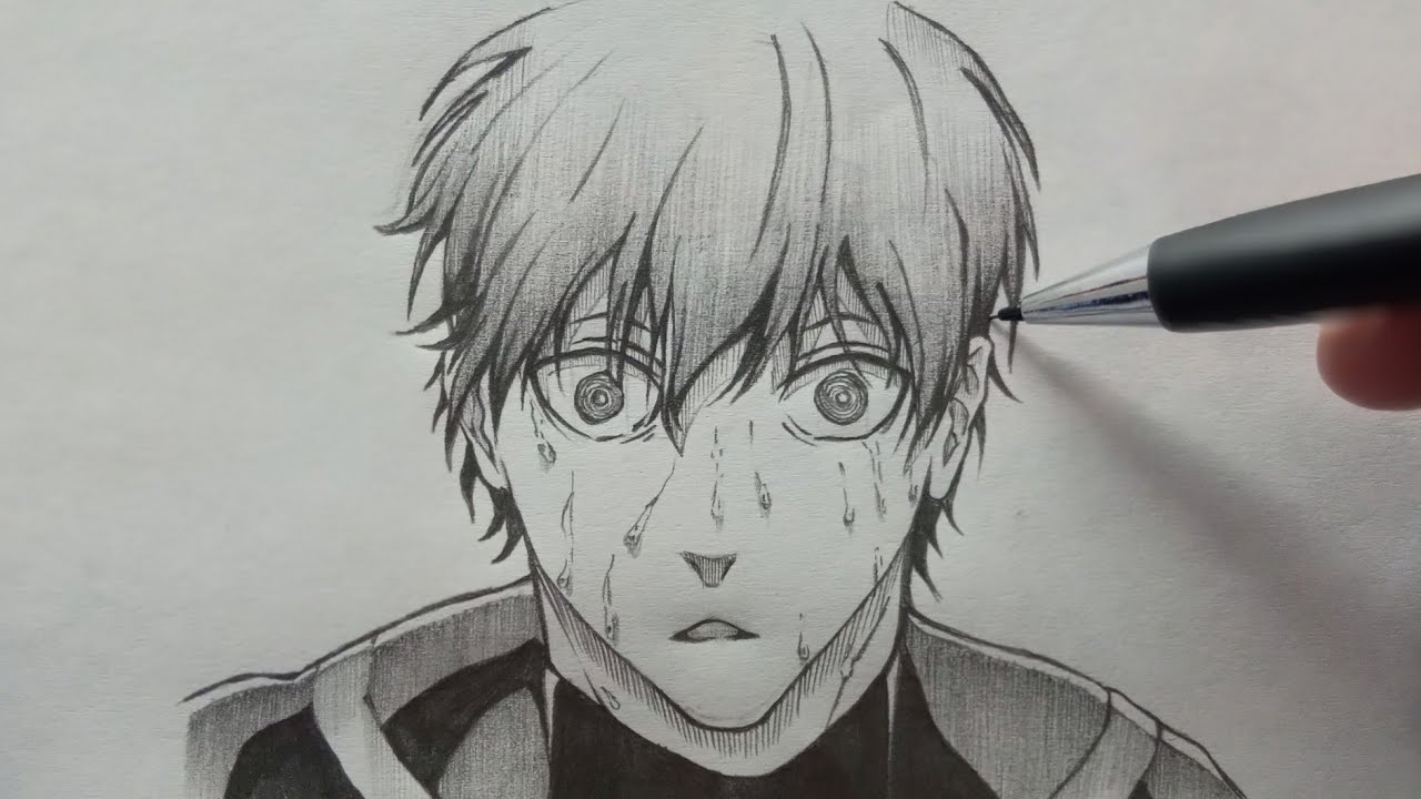 COMO DIBUJAR A YOICHI ISAGI (BLUE LOCK) - Pencil Sketch - YouTube