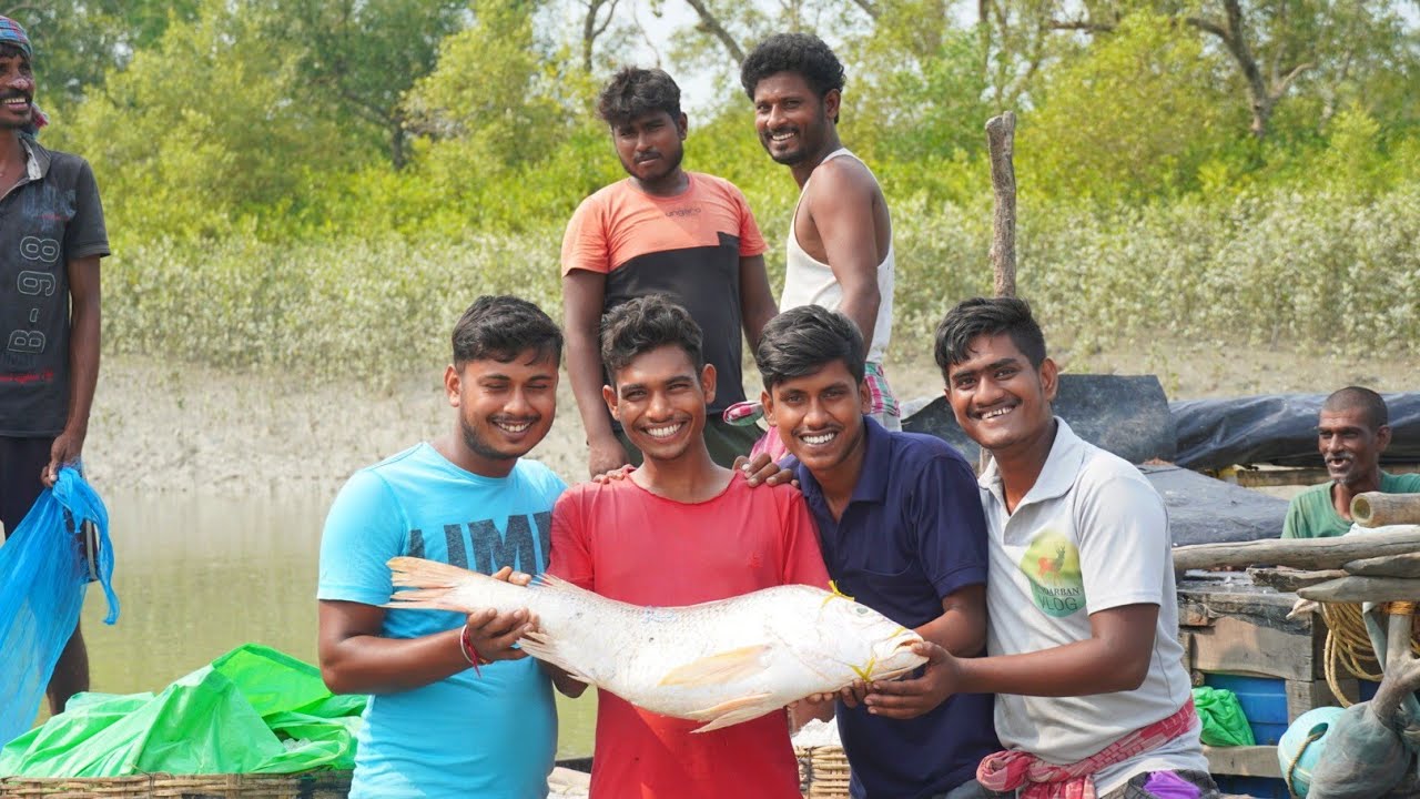 Hook fishing in matla river !!! fishing in sundarban !!! - YouTube