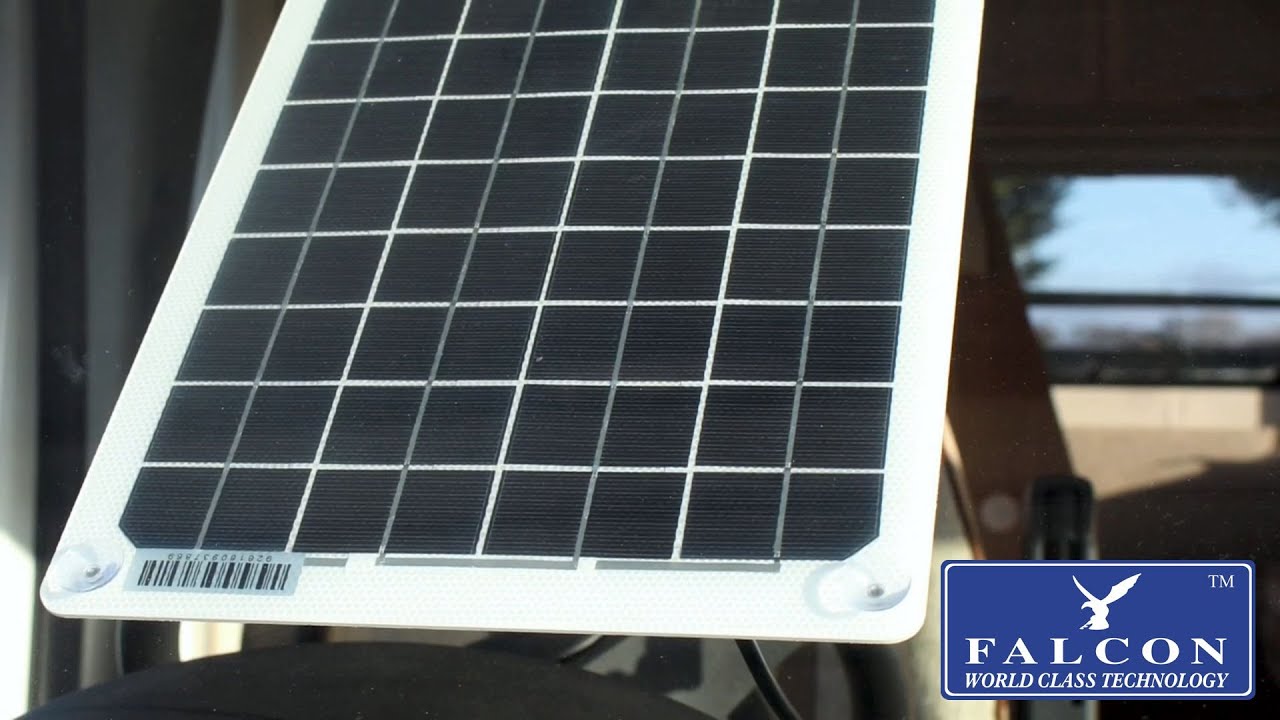 Falcon 10W Solar Panel - YouTube