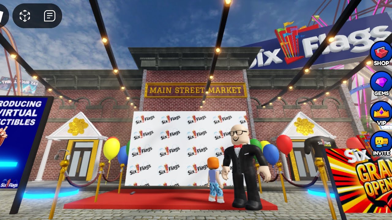 Six Flags Metaverse Roblox Full Park Walkthrough - YouTube